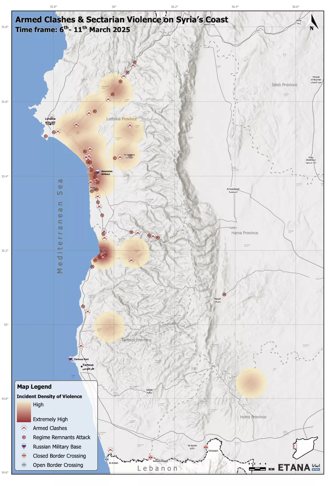 BRIEF: Armed Clashes & Sectarian Violence on Syria’s Coast – Etana Syria
